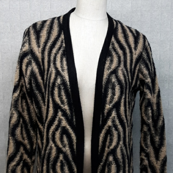 Chico's | Sweaters | Chicos Wool Blend Open Front Cardigan | Poshmark